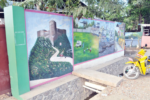 César Idelin - Artist from Milot, Haiti - The CRUDEM Foundation, Inc
